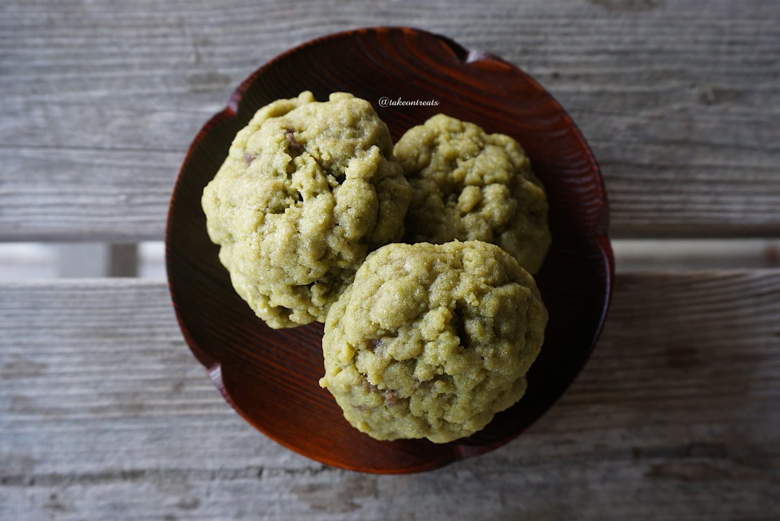 Genmaicha Red Bean-Filled Cookies – Take on Treats