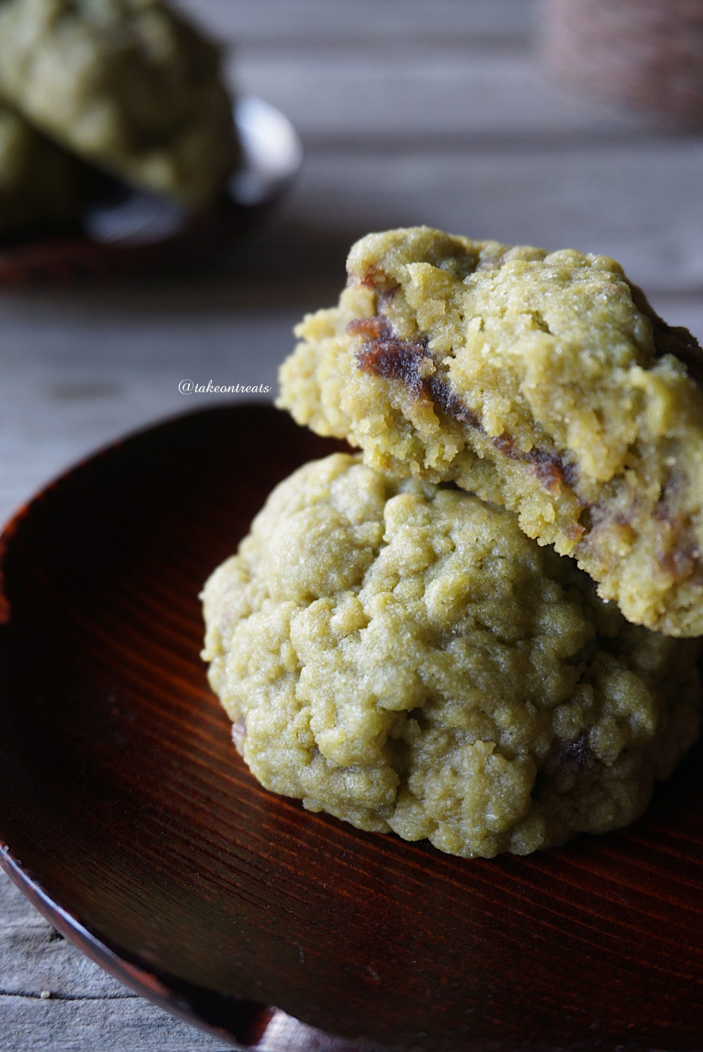 Genmaicha Red Bean-Filled Cookies – Take on Treats