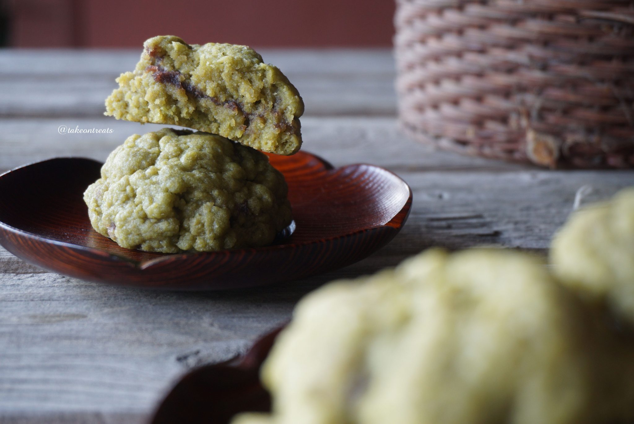 Genmaicha Red Bean-Filled Cookies – Take on Treats