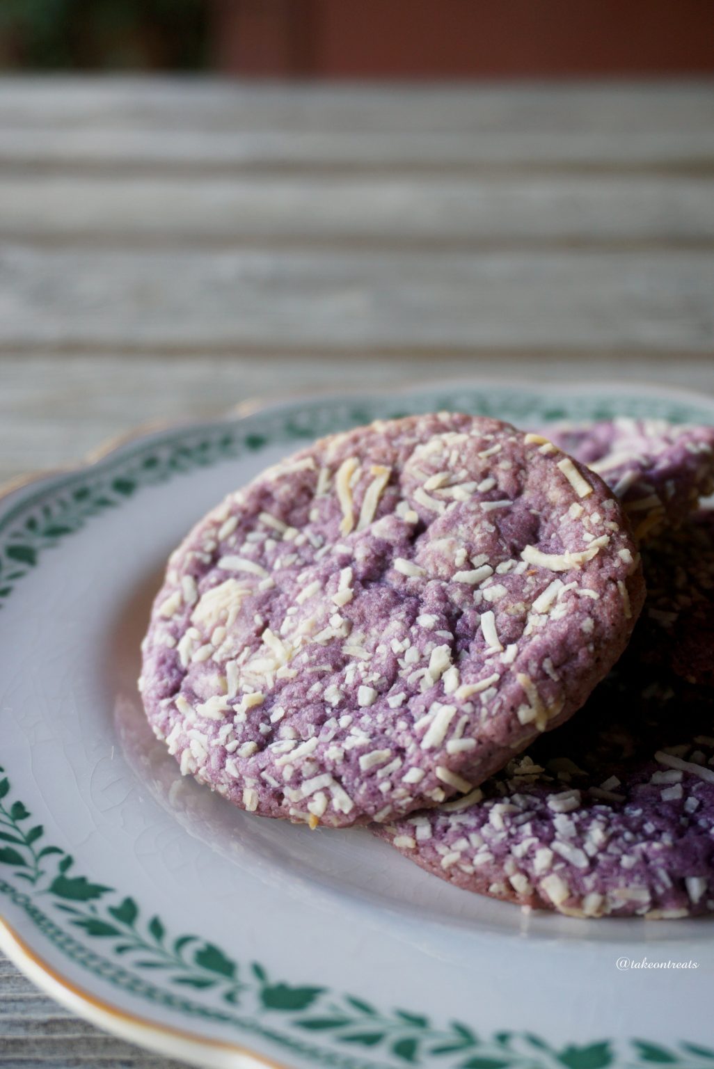 Ube Coconut Cookies – Take on Treats